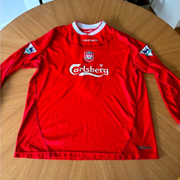 Reebok | Shirts | Rare Authentic Liverpool Football Club Home Jersey ...